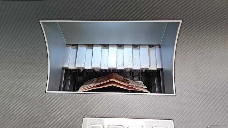 Tips for Using an ATM Efficiently and Safely in Urban Locations Stock ...