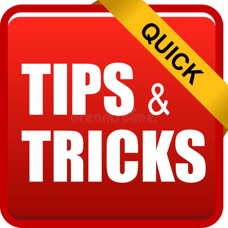 Tips and tricks web button stock vector. Illustration of color - 119296289