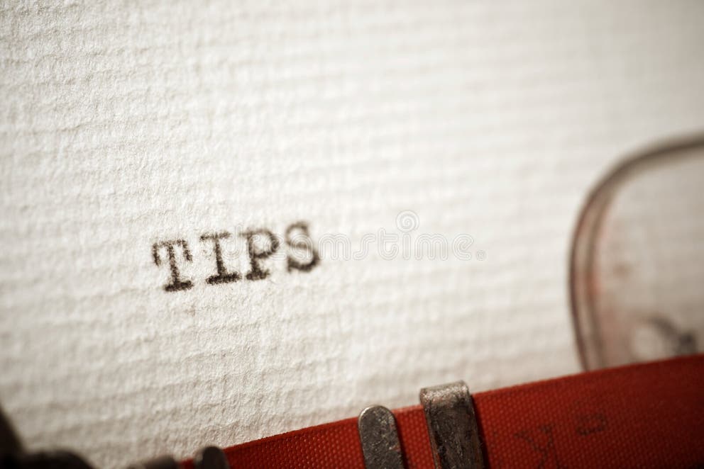 Tips word view stock photo. Image of paper, message - 266880652