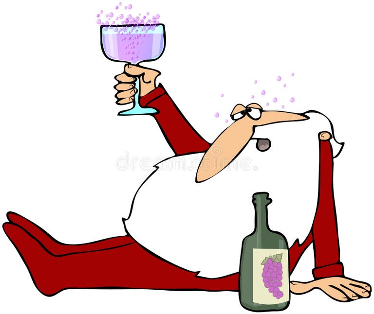 Tipsy Santa Claus Stock Illustrations – 67 Tipsy Santa Claus Stock ...