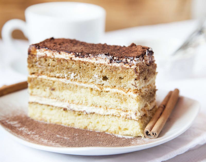 Tiramisu, Selective Focus stock image. Image of bake - 49705439