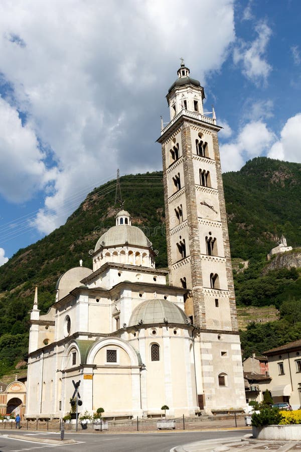 Tirano, Italy stock image. Image of tower, famous, urban - 25294771