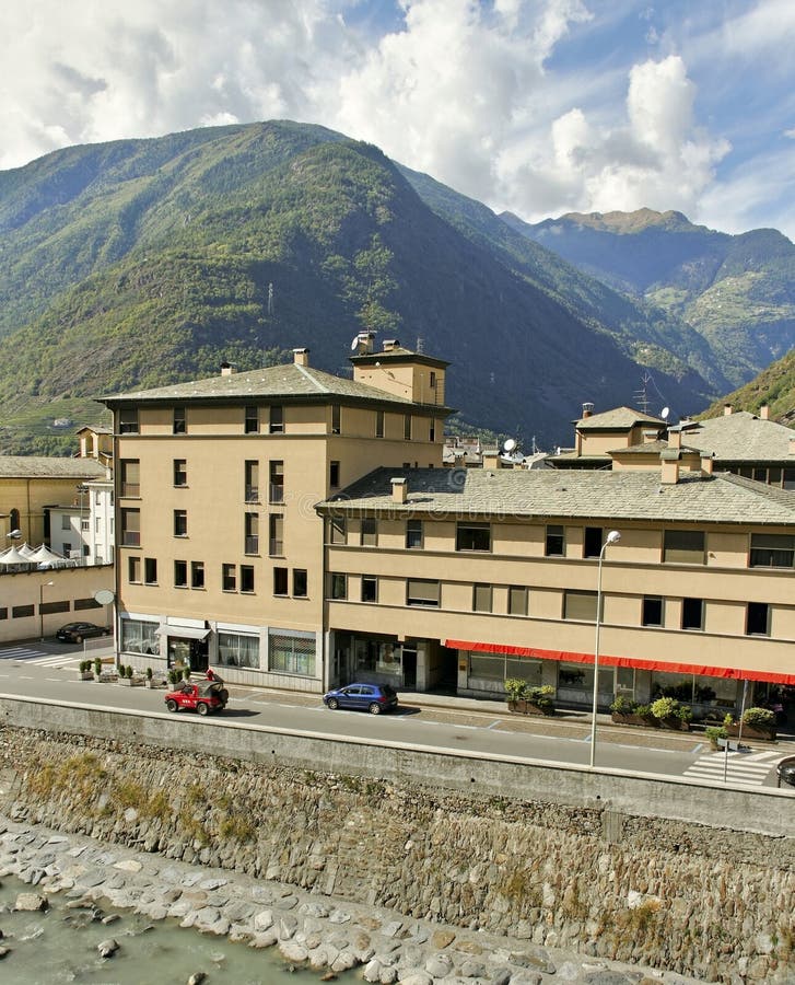 Tirano, Italy. stock photo. Image of railroad, coach - 37777814