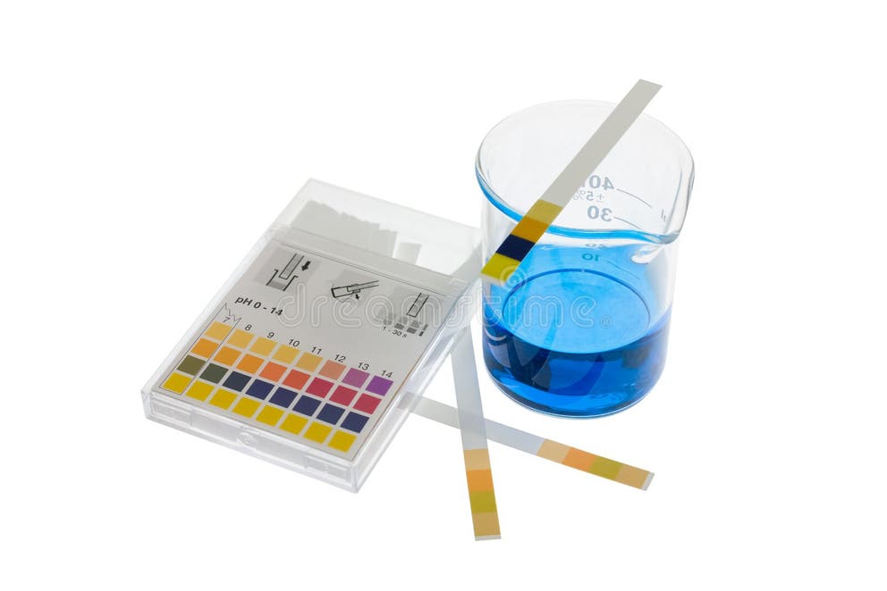 Tiras Do Tornassol Para a Medida Imagem de Stock - Imagem de indicador ...