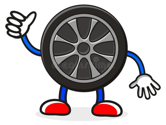 Tire Character Cartoon Stock Illustrations – 2,370 Tire Character ...