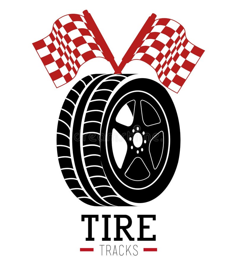 Tire Design, Vector Illustration. Stock Vector - Illustration of ...