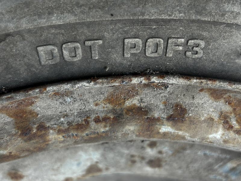 Tire DOT number stock image. Image of horizontal, black - 314545035