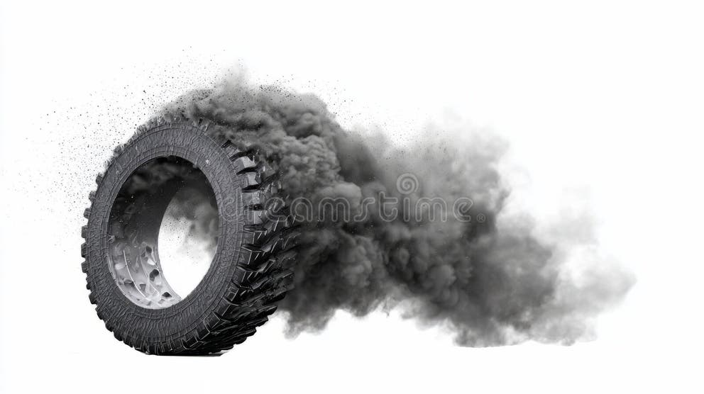 Tire Dust Explosion from Drifting Vehicles Stock Photo - Image of turbo ...