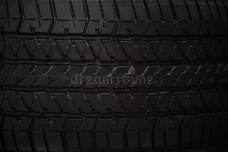 Tire Face Closeup Rubber Tyre Texture Stock Image - Image of element ...