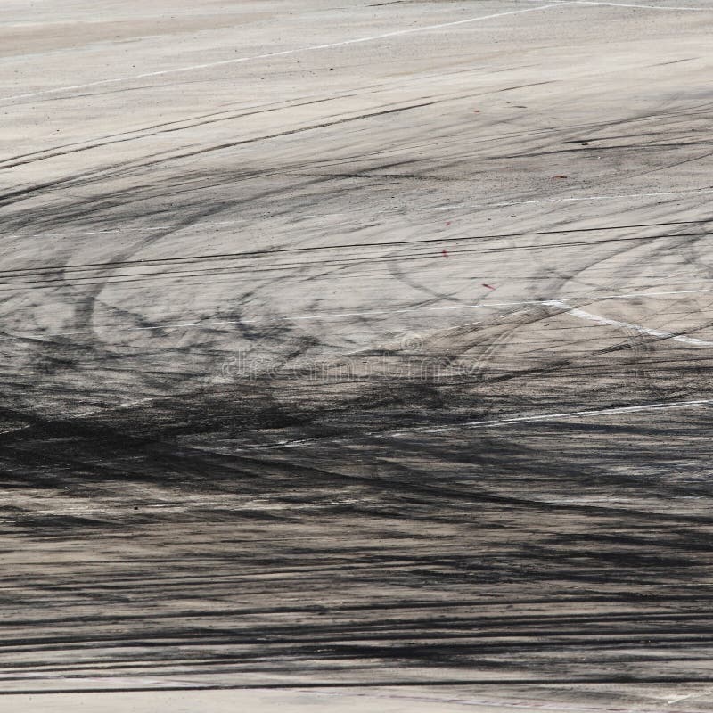 Tire marks on road track stock photo. Image of road, traffic - 45295942