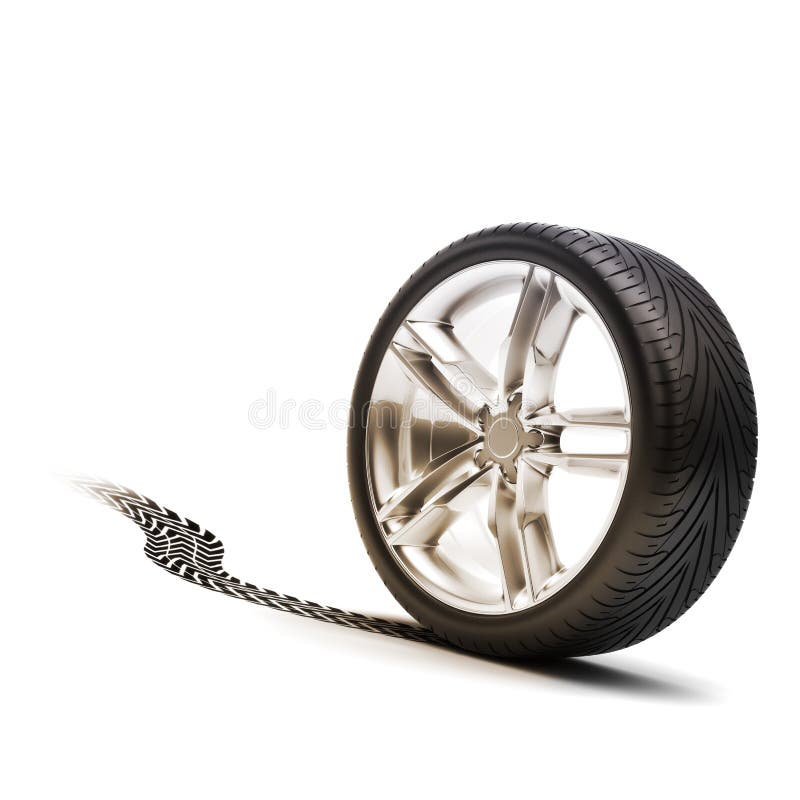 Tire and rim with tread stock photo. Image of background - 31433102