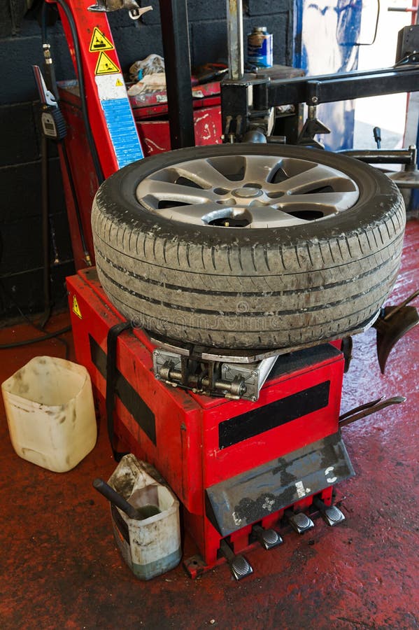 Tire service stock photo. Image of examining, equipment - 60539772