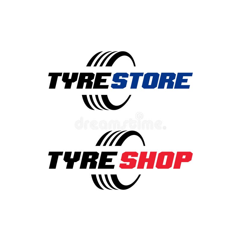 Tire Store Logo Design, Tire Business Branding Stock Vector ...
