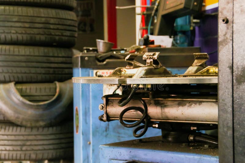 Machinery and Tools of a Mechanical Workshop. Stock Image - Image of ...
