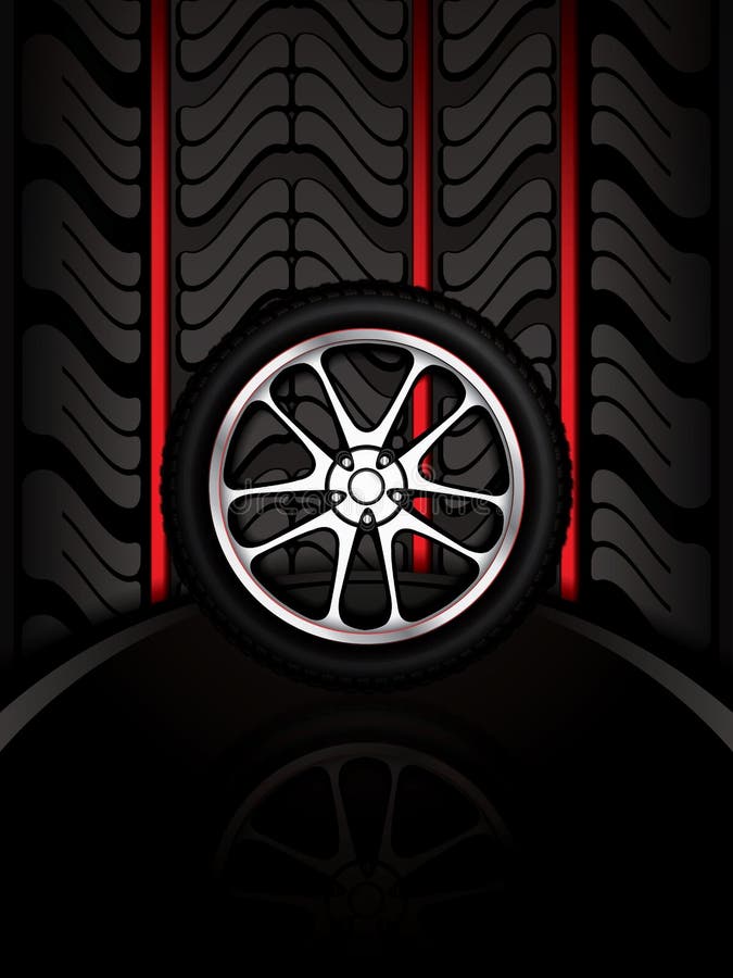 Tire track background stock vector. Illustration of shop - 77695536
