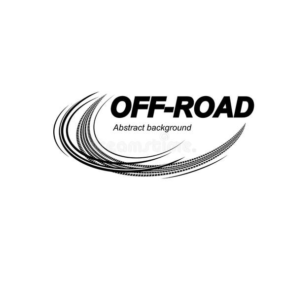 Tire track logo stock vector. Illustration of splash - 123665834