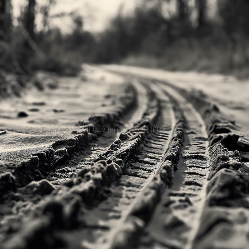 Tire tracks background stock illustration. Illustration of print ...