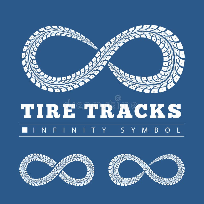 Tire Tracks Infinity Stock Illustrations – 9 Tire Tracks Infinity Stock ...