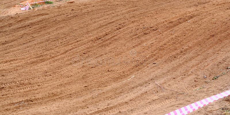 Tire tracks motorcycle stock photo. Image of ground, brown - 46137020