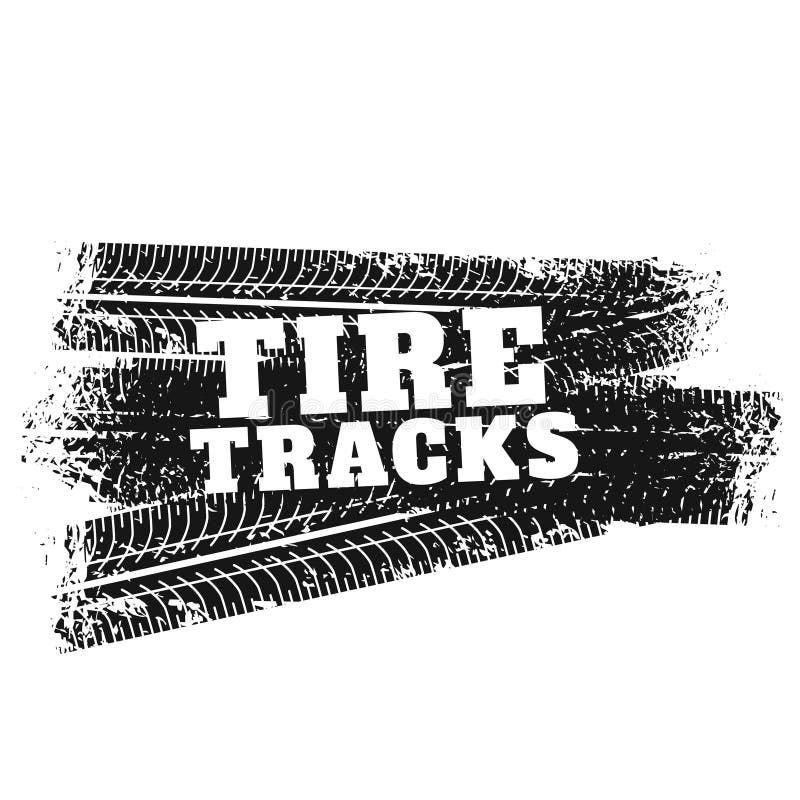 Red Tire Print Mark Texture Background Stock Vector - Illustration of ...