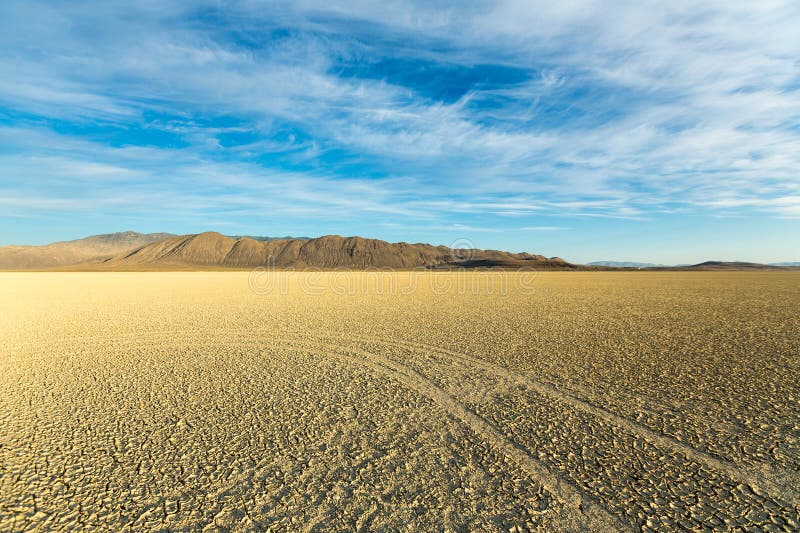 Desert Playa in Northern Nevada Stock Image - Image of hill, landscape ...
