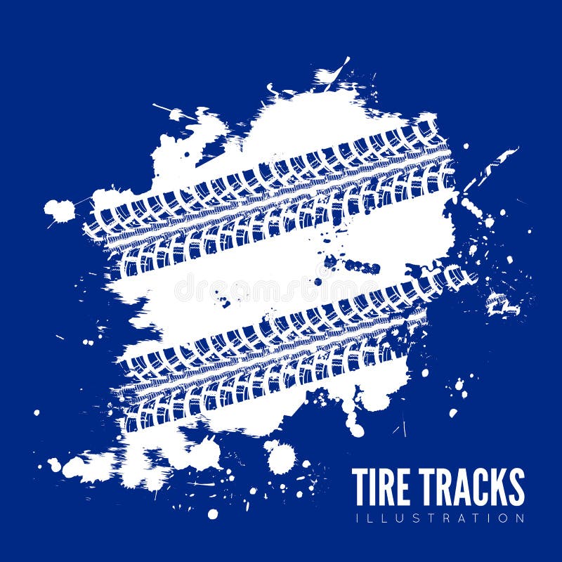 Background Blue Tire Tracks Stock Illustrations – 380 Background Blue ...