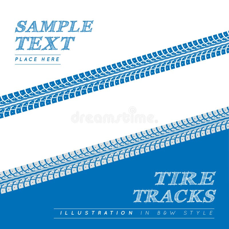 Background Blue Tire Tracks Stock Illustrations – 188 Background Blue ...