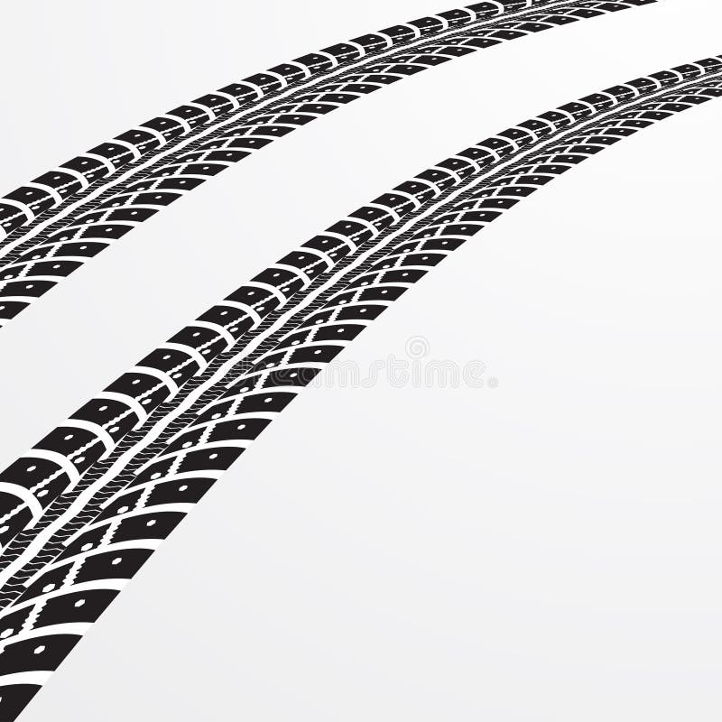Tire tracks vector stock vector. Illustration of bicycle - 71298558