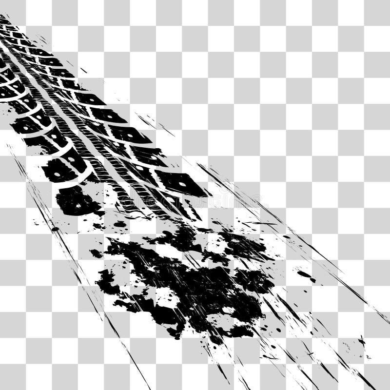 Tire Tracks Transparent Stock Illustrations – 66 Tire Tracks ...