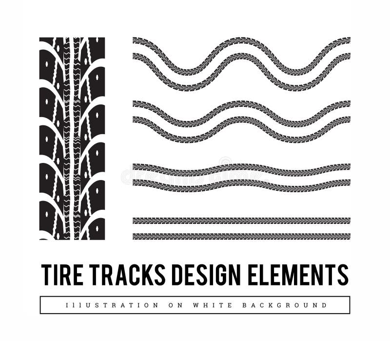 Tire Tracks Curve Vector Stock Illustrations – 194 Tire Tracks Curve ...