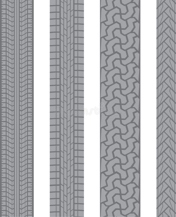 Tire tracks stock vector. Illustration of bike, tread - 1934092