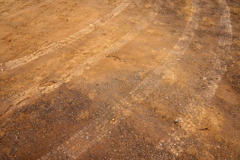 Tire Tread Marks on the Ground As a Backdrop. Stock Photo - Image of ...