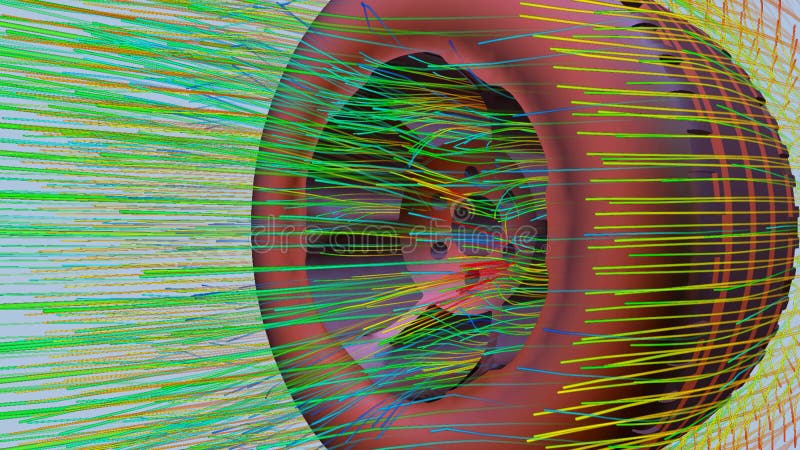 Tire Wheel Airflow Simulation - CFD Simulation Computational Fluid ...