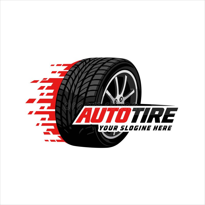 Tire and Wheels Logo, Automotive Logo Design Stock Vector ...