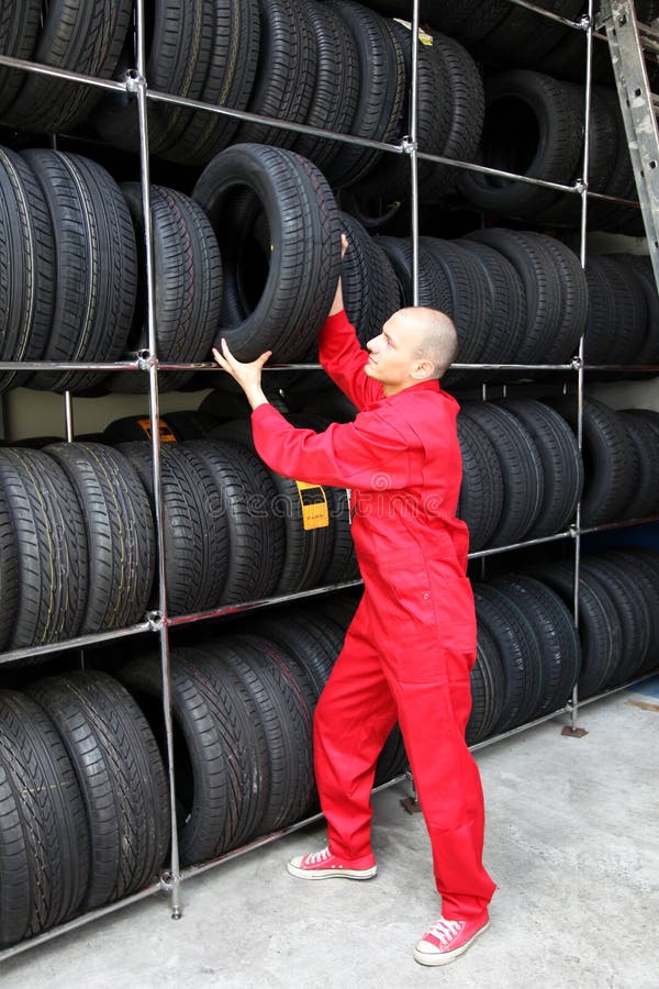 Tire workshop stock image. Image of rims, tires, upkeep - 10137687