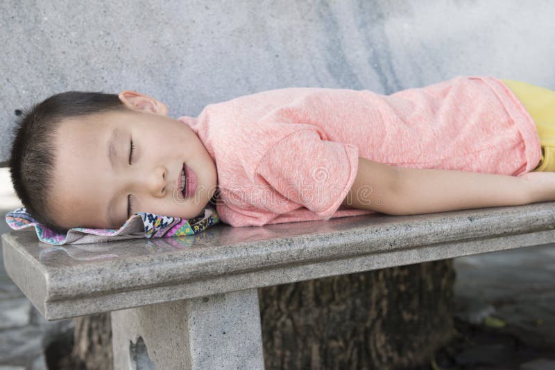 Tired boy sleeping stock photo. Image of cute, childhood - 60006652