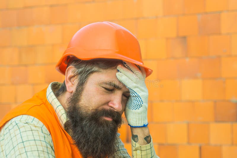 Headache on Construction Site Stock Image - Image of breakdown, factory ...