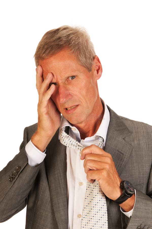 Tired business man stock image. Image of necktie, background - 26917213