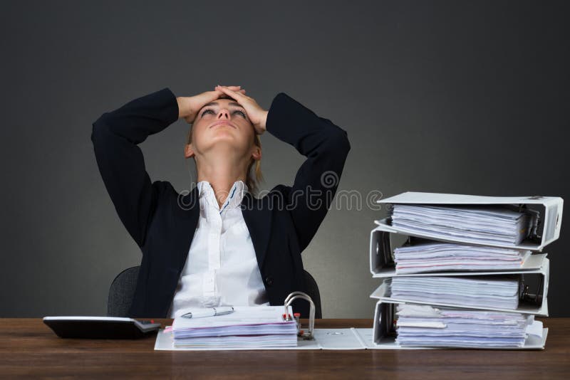 Tired Businesswoman Suffering from Backache Stock Photo - Image of desk ... Tired Businesswoman Suffering from Backache Stock Photo - Image of desk ...