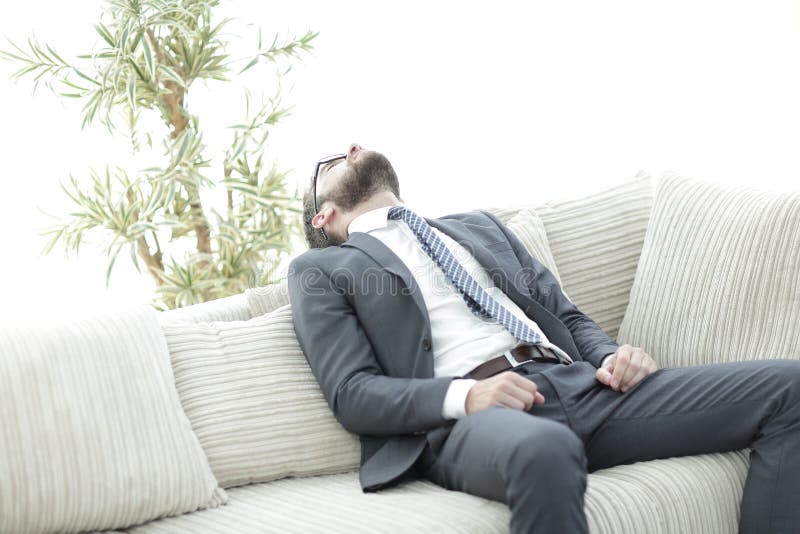 Tired Businesswoman Relaxing on the Couch. Stock Photo - Image of look ... Tired Businesswoman Relaxing on the Couch. Stock Photo - Image of look ...