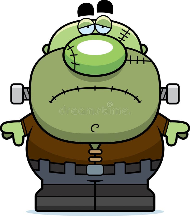 Frankenstein Monster Cartoon Illustration Stock Vector - Illustration ...