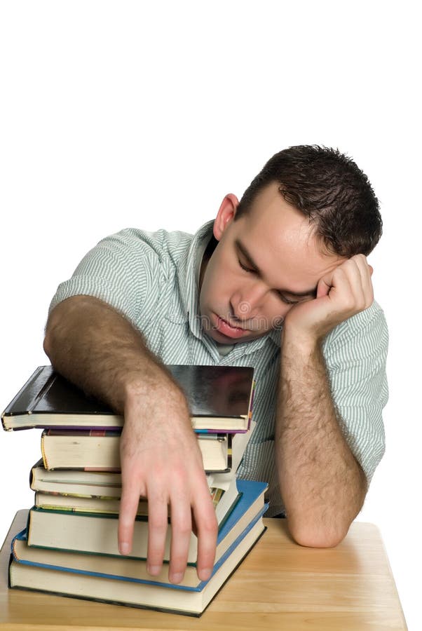 Bored Student stock photo. Image of isolated, boredom - 35592704