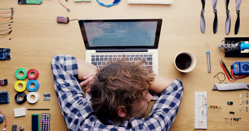 An Engineer Work with Computer Stock Video - Video of foreman, manager ...