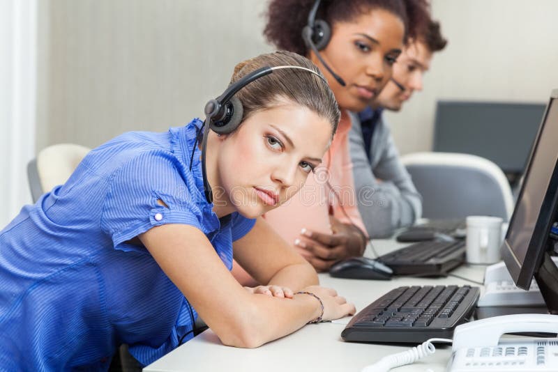 Customer Service stock image. Image of occupation, computer - 21784229