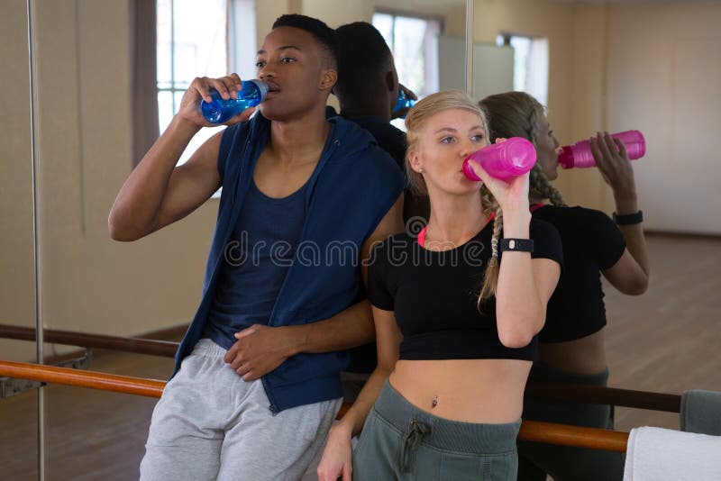 Tired Dancers after the Lesson Stock Image - Image of hall, dancer ...