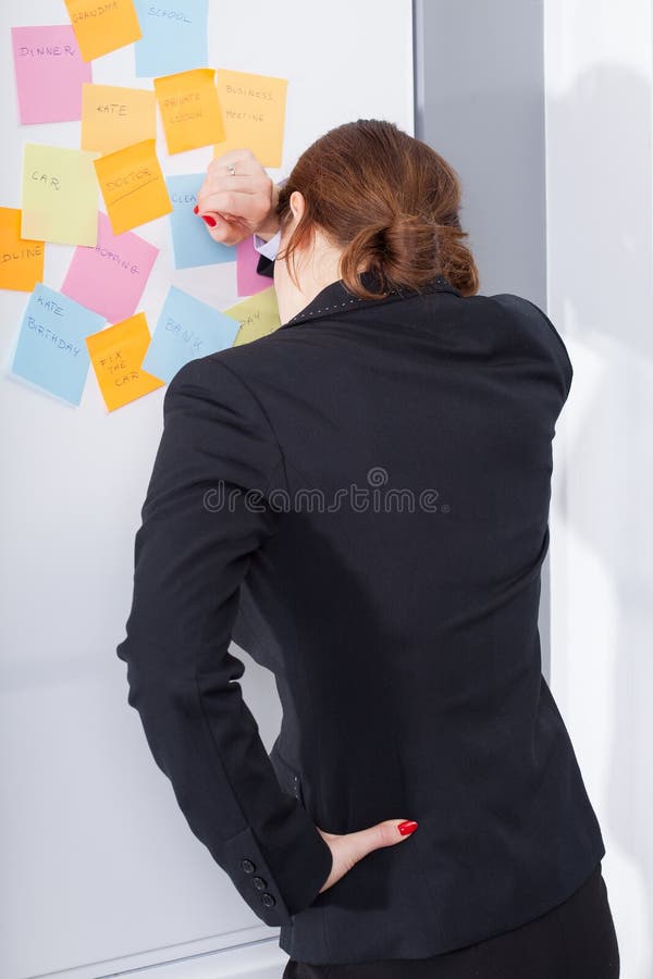 Tired of duties stock image. Image of duty, note, papernotes - 37796723