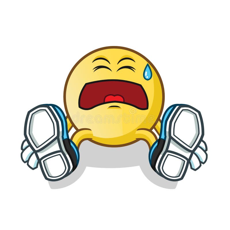 Emoticon Emo Mascot Vector Cartoon Illustration Stock Vector ...