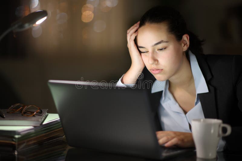 Bored Executive Wasting Time at Office Stock Image - Image of ...