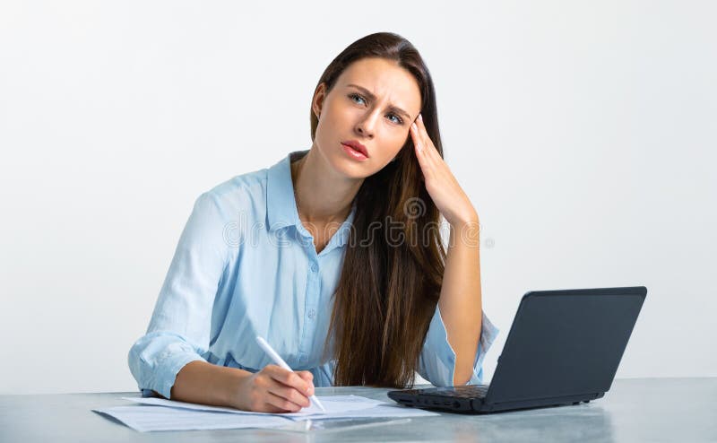 The Girl is Writing a Letter Stock Image - Image of cappuccino, filter ...