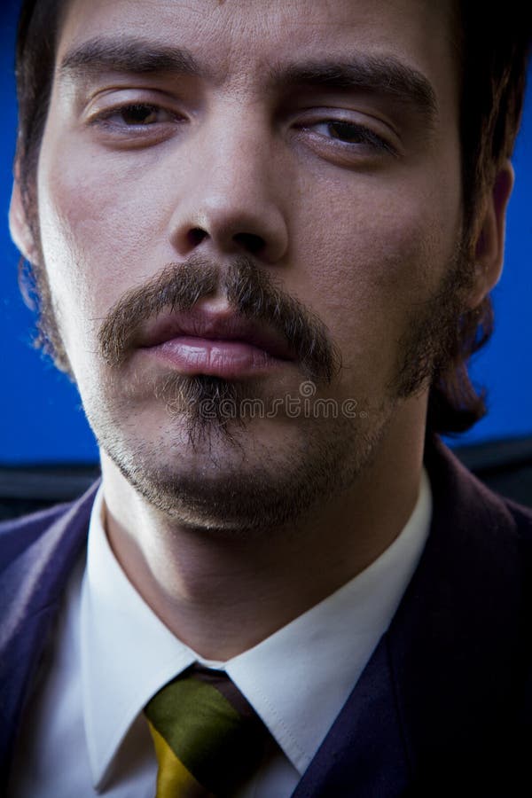 Tired, Grumpy Businessman stock image. Image of blue, touchy - 2074271